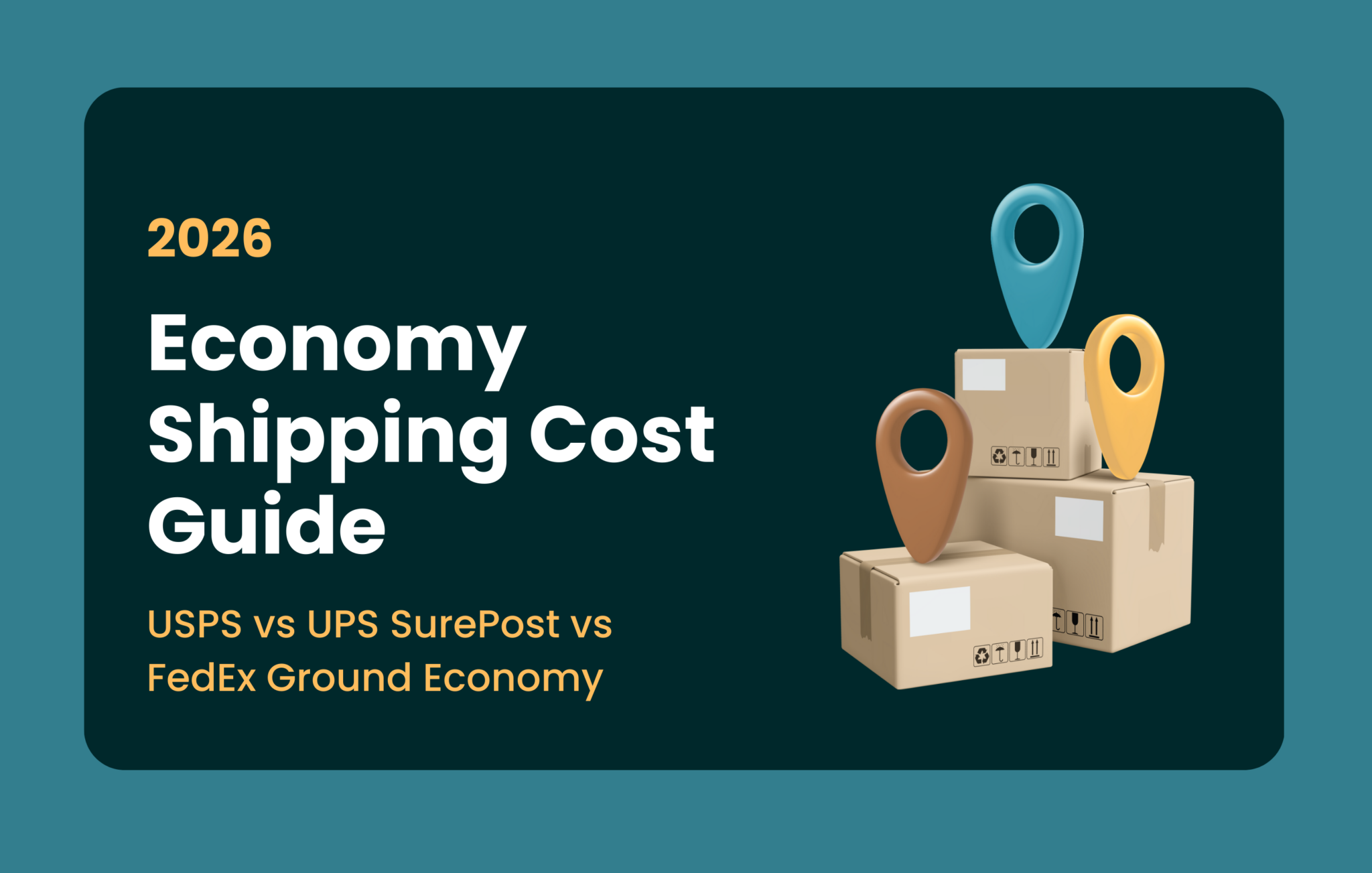 Economy Shipping Comparison: USPS, UPS SurePost, FedEx Ground